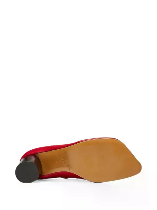 NICCOLO PASQUALETTI Obliqua Block-heel Pumps