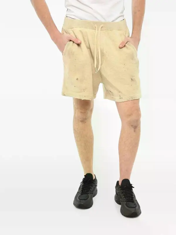 Dsquared2 Distressed-effect Track Shorts - Neutrals