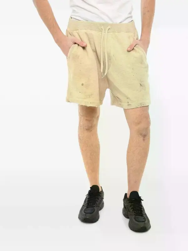 Dsquared2 Distressed-effect Track Shorts - Neutrals