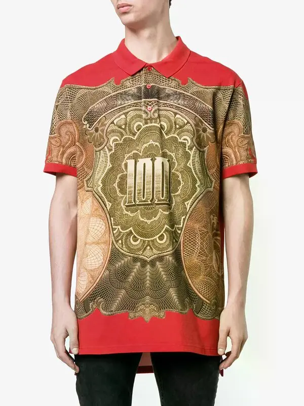 Givenchy Dollar Print Polo Shirt