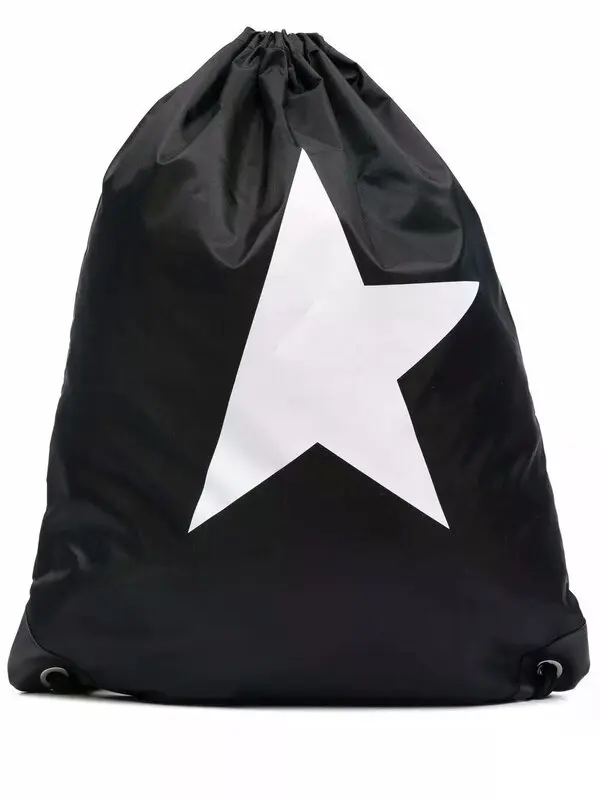 GOLDEN GOOSE Star Collection Drawstring Backpack