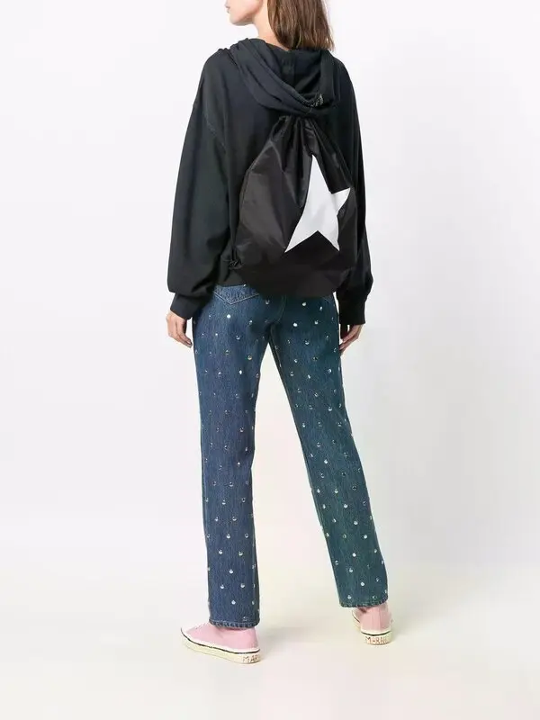 GOLDEN GOOSE Star Collection Drawstring Backpack