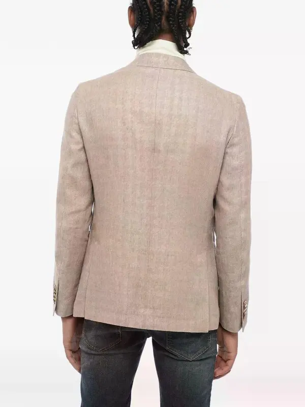 Corneliani Jacquard Single-breasted Blazer