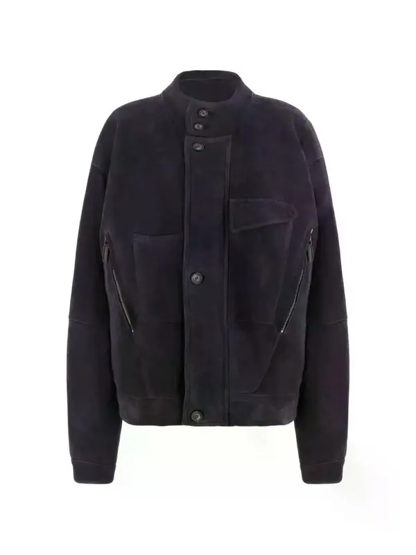 Giorgio Armani Suede Panelled Jacket