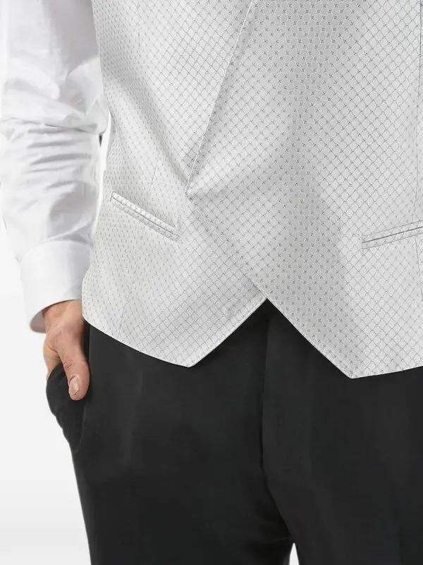 Corneliani Academy Cerimonia Logo-print Waistcoat