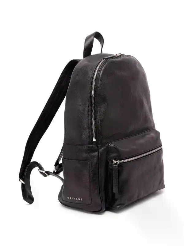 Orciani Lagoon Leather Backpack