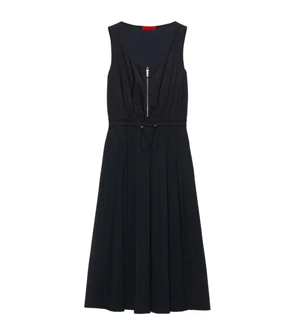 Max & Co. Jersey Zip Midi Dress