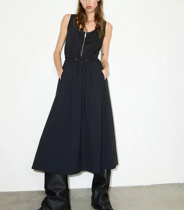 Max & Co. Jersey Zip Midi Dress