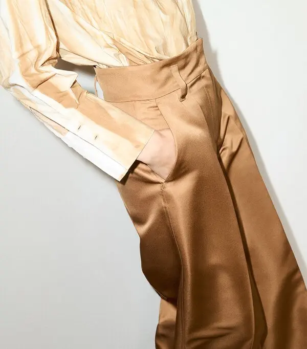 Max & Co. Satin Wide-leg Trousers