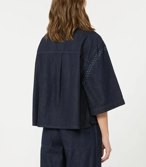 Max Mara Alare Denim Shirt - Navy