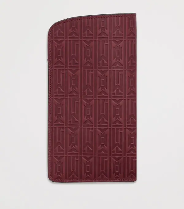 JACQUES MARIE MAGE Leather Circa Sunglasses Slip Case