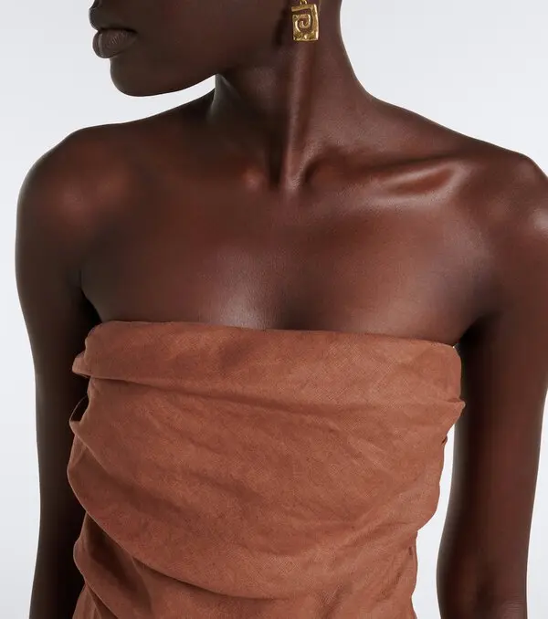 Faithfull The Brand Salina Linen Top