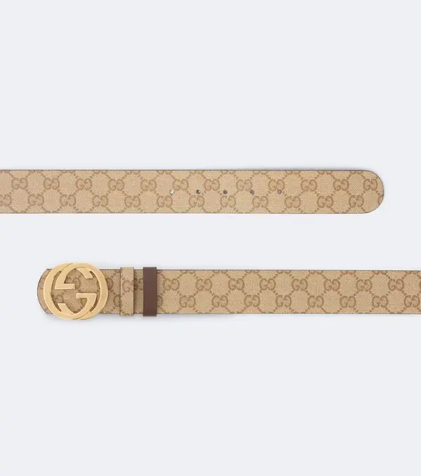 Gucci Gg Canvas Reversible Belt