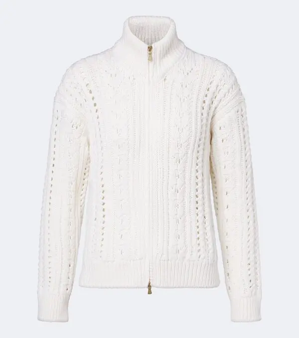 Eleventy Wool Zip-up Cardigan