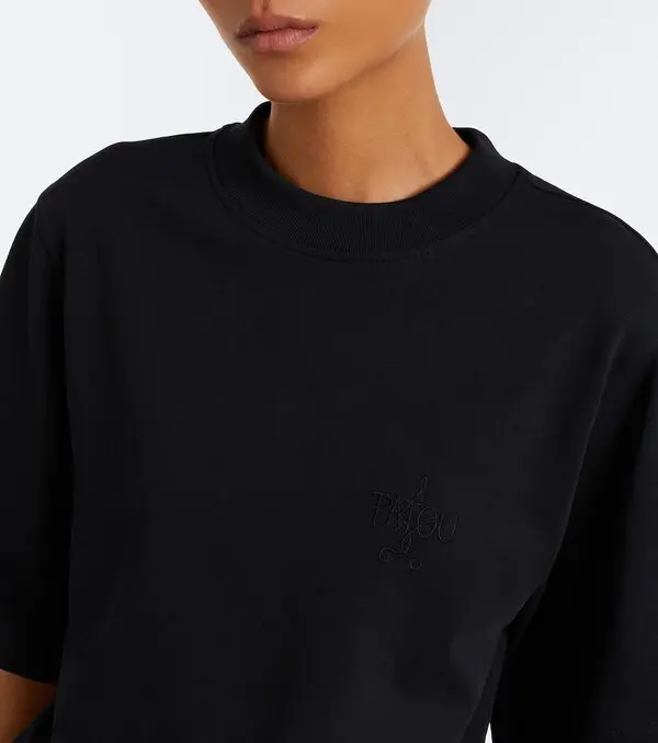 PATOU Faille-trimmed Cotton Minidress