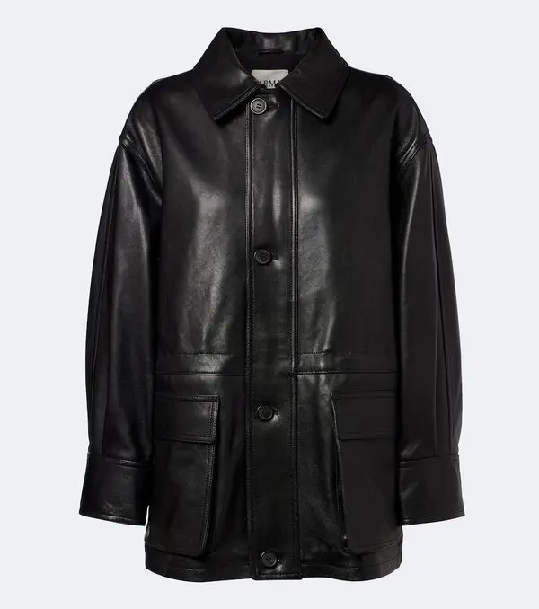 ARMA Maeve Leather Jacket - Black