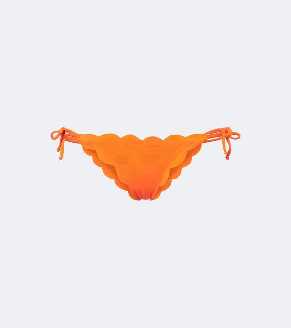 Marysia Mott Scalloped Bikini Bottoms - Orange