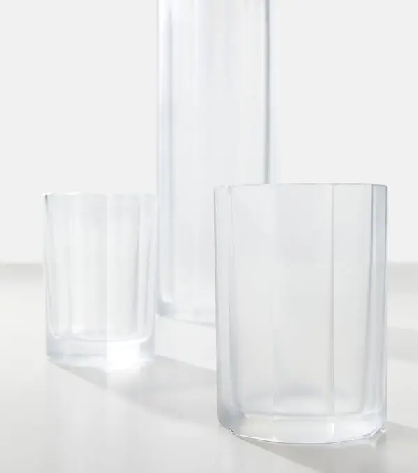 NASONMORETTI Dodeca Set Of 2 Glass Tumblers