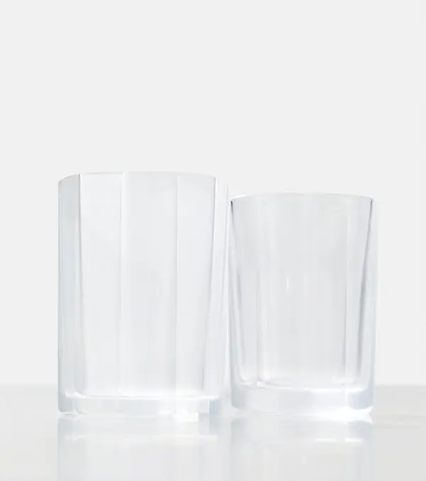 NASONMORETTI Dodeca Set Of 2 Glass Tumblers