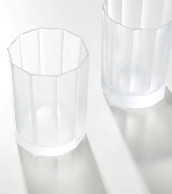 NASONMORETTI Dodeca Set Of 2 Glass Tumblers