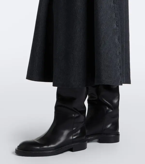 Max Mara Denim Midi Skirt