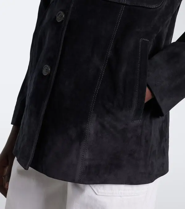 NILI LOTAN Dominic Suede Jacket