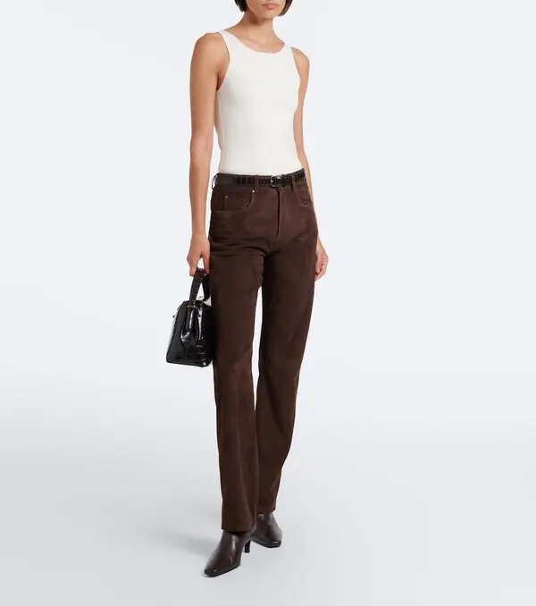 ARMA Suede Straight Pants