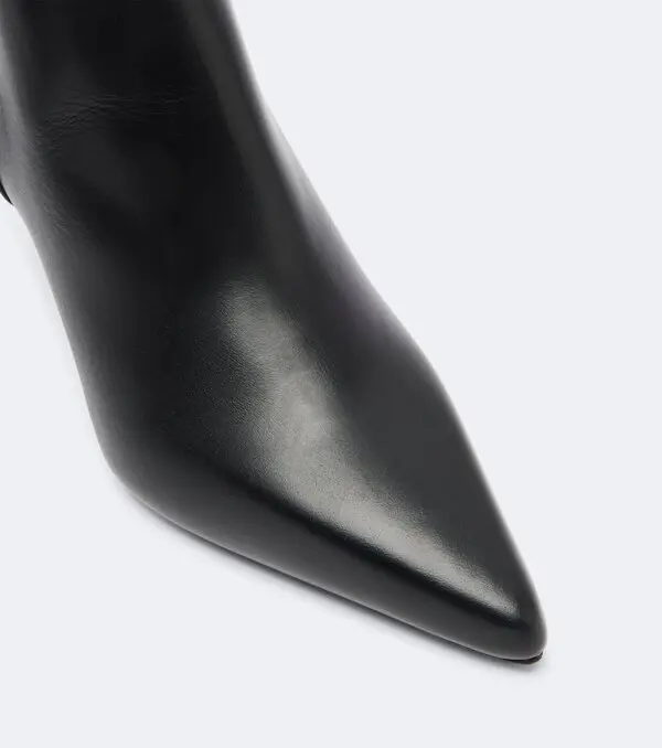 Max Mara Leather Ankle Boots