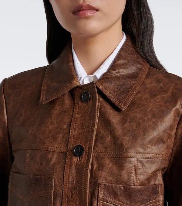 NILI LOTAN Susannah Leather Jacket