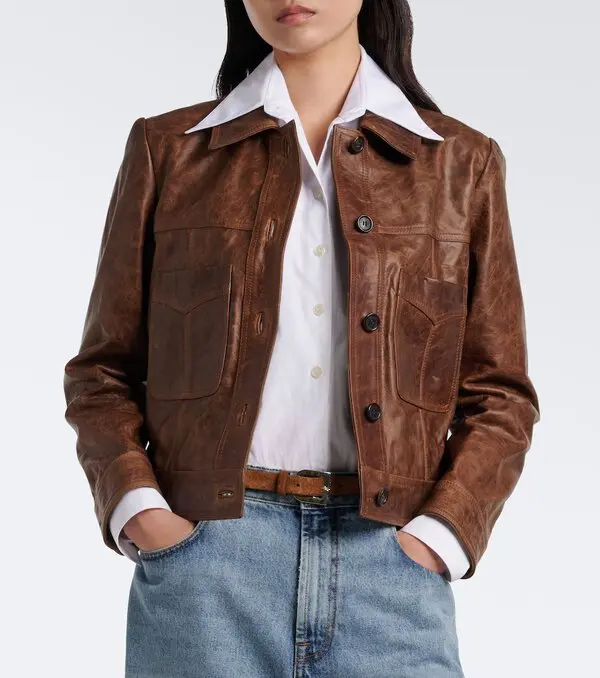 NILI LOTAN Susannah Leather Jacket