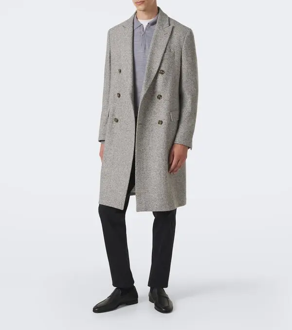 LARDINI Cotton-blend Slim Pants