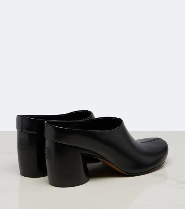 Loewe Oval Leather Mules