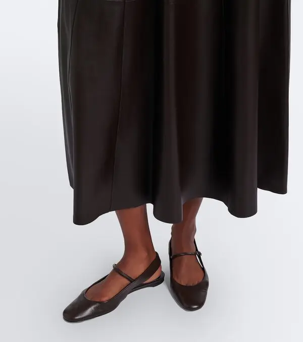 ARMA Eleni Suede Midi Skirt