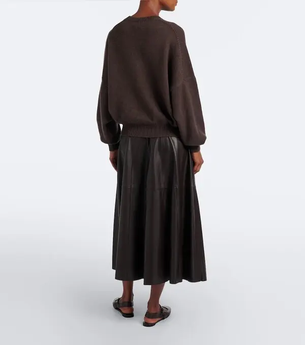 ARMA Eleni Suede Midi Skirt