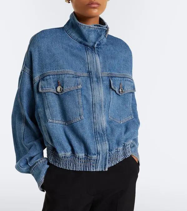 Sportmax Denim Bomber Jacket