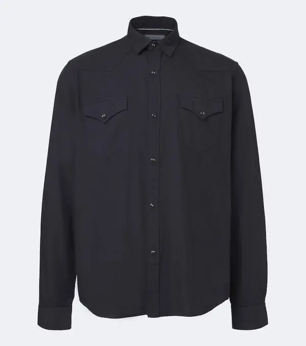 Canali Cotton Shirt - Blue