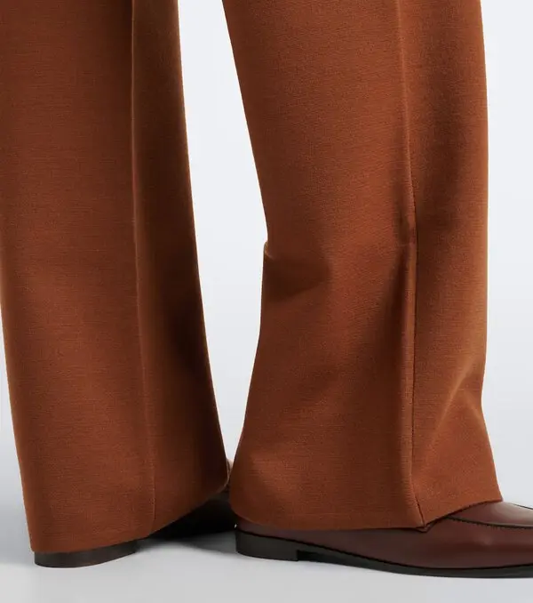 Max Mara Wool-blend Wide-leg Pants