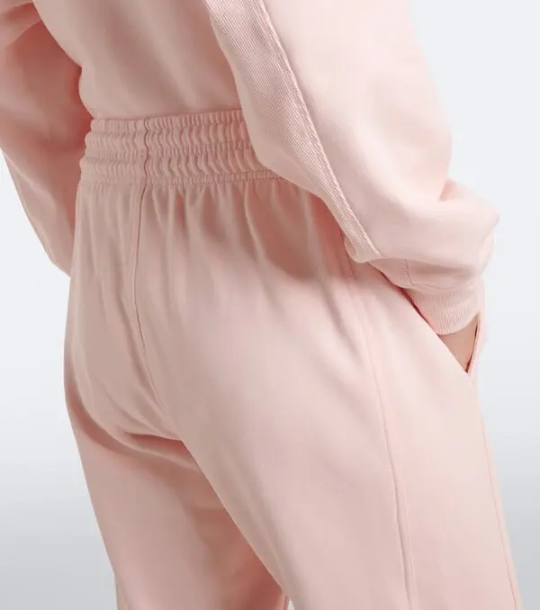 Adidas By Stella McCartney Cotton Jersey Sweatpants - Pink