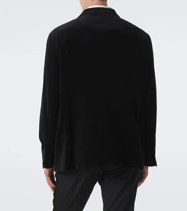 Polo Ralph Lauren Single-breasted Velvet Blazer