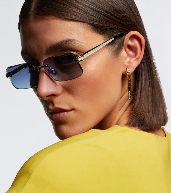 BVLGARI Serpenti Forever Rectangular Sunglasses