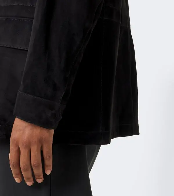 TOM FORD Hooded Suede Field Jacket