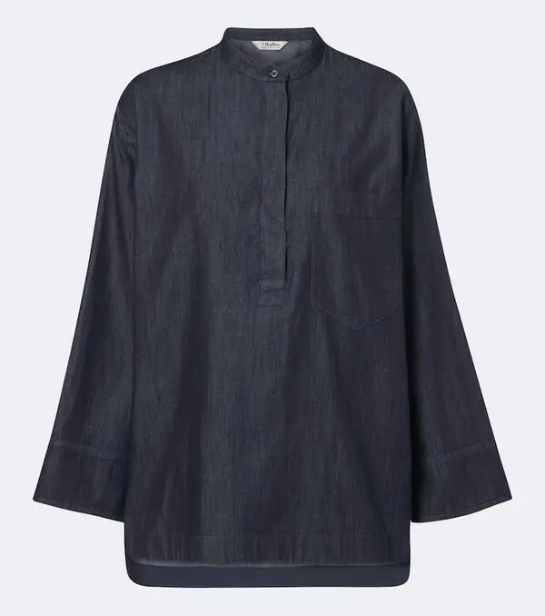 Max Mara Denim Top - Blue