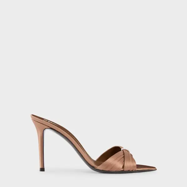 GIUSEPPE ZANOTTI Lumière Mule 90 - Nude
