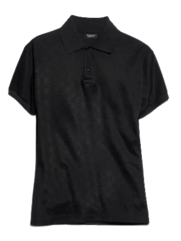 Gucci Technical Jersey Polo Shirt - Black