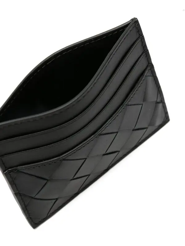 Bottega Veneta Woven Leather Card Holder
