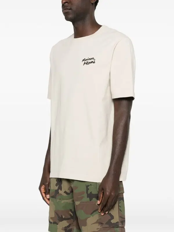 Maison Kitsuné Handwriting Cotton T-shirt