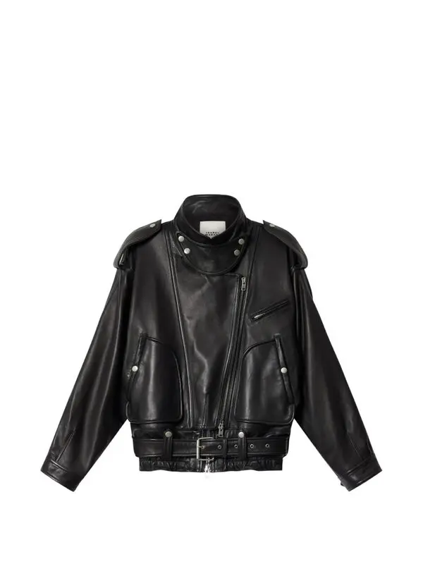 Isabel Marant Étoile Farza Leather Jacket - Black