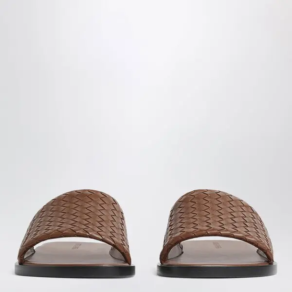 Bottega Veneta Elio Woven Leather Mules