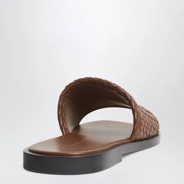 Bottega Veneta Elio Woven Leather Mules