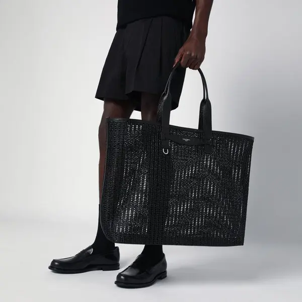 Dolce & Gabbana Adamo Shopping Bag In Woven Mesh